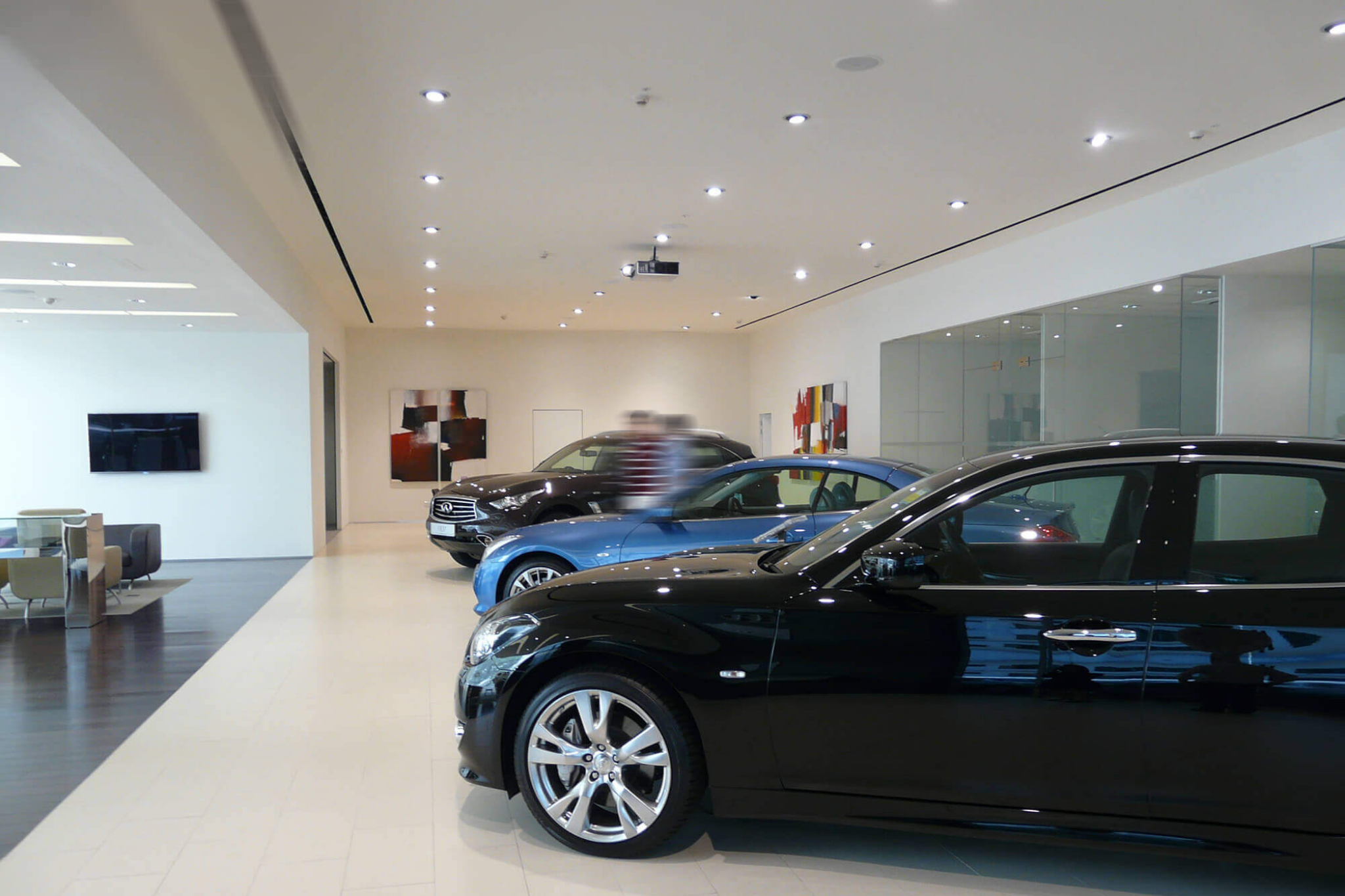 Wearnes Automotive Showroom | Light Journey - Retail Lighting Supplier